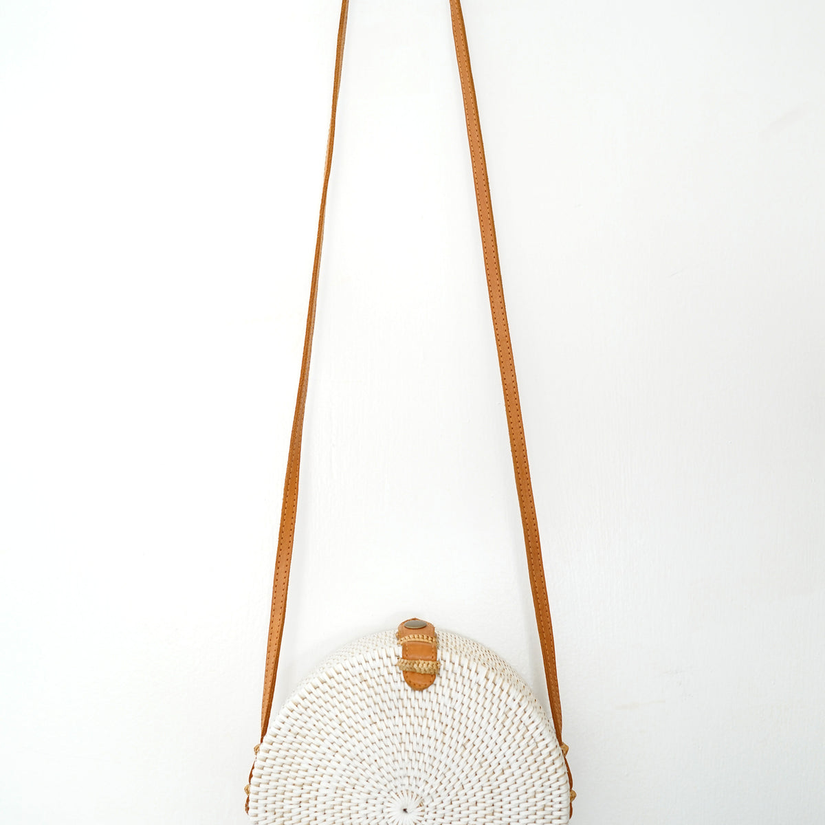 The Crossbody Full-Moon Bag - Solid With Teal Aloha Print– Pahina's Aloha