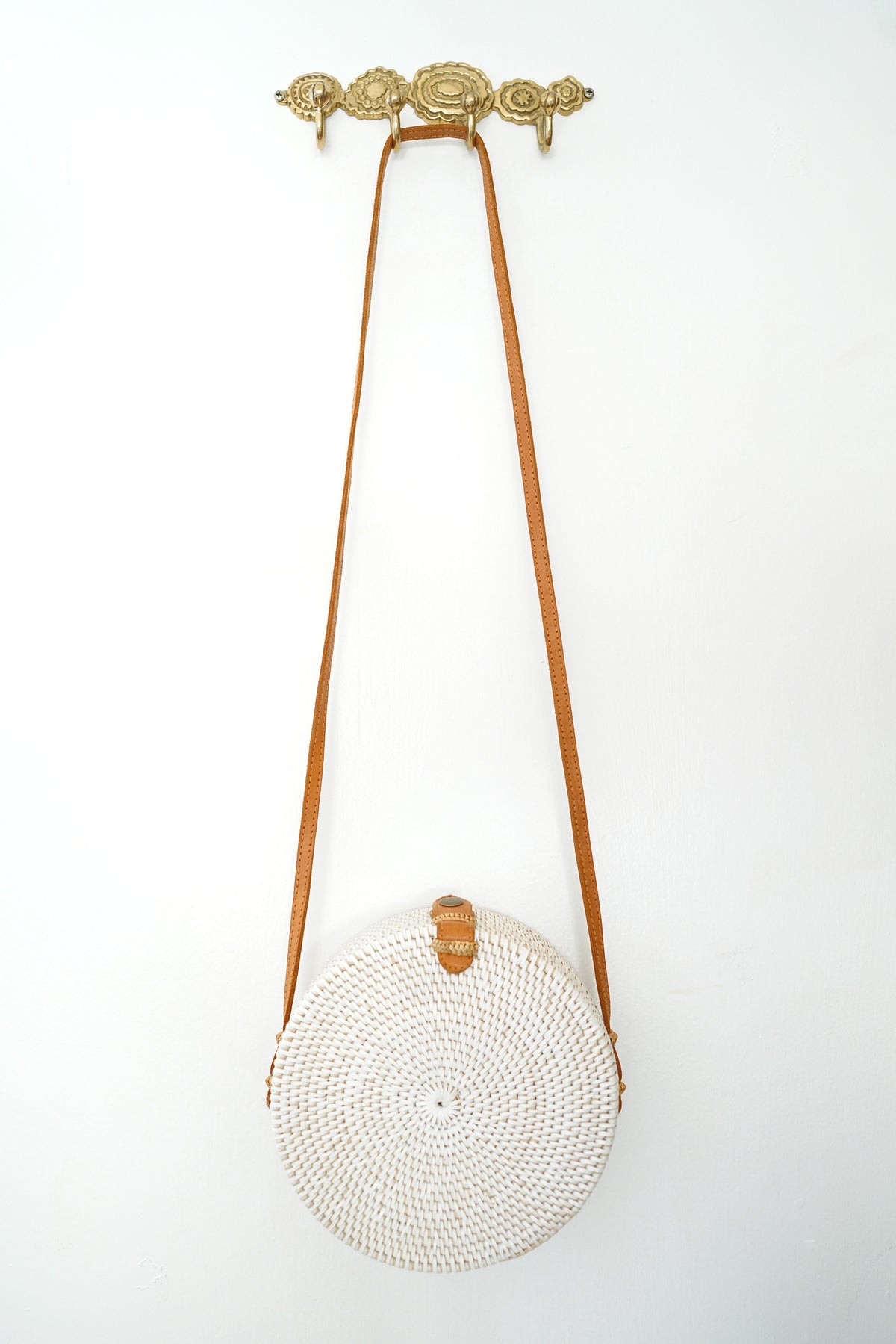 The Crossbody Full-Moon Bag - Solid With Teal Aloha Print– Pahina's Aloha