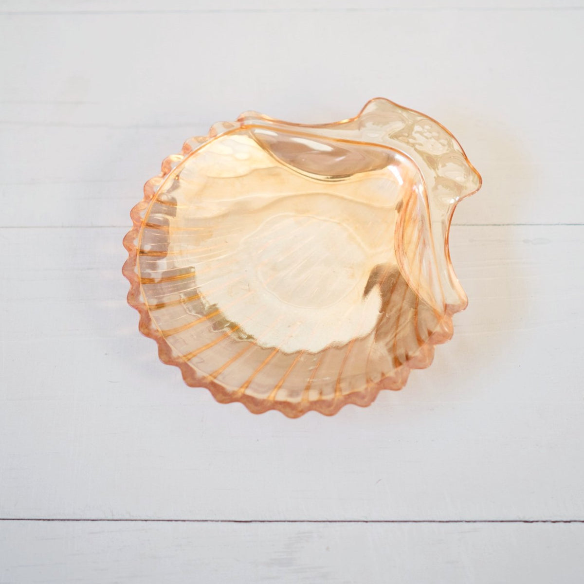 Vintage Pink Carnival Glass Shell Bowl– Pahina's Aloha